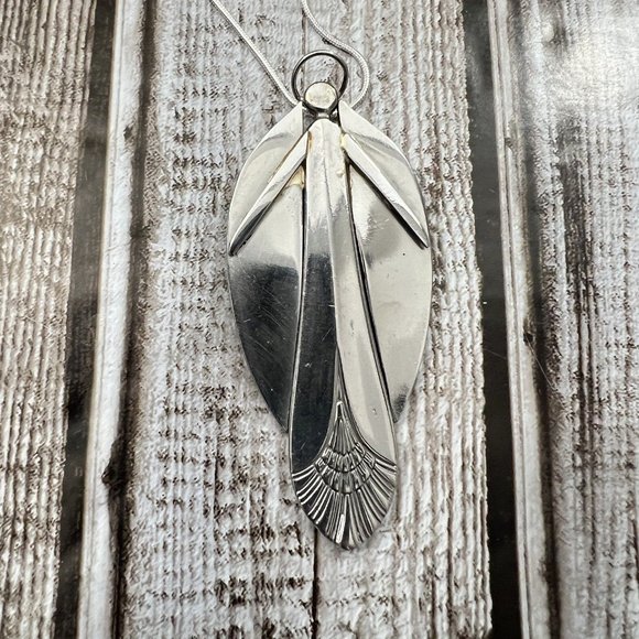 Handmade | Jewelry | Stainless Steel Spoon Angel Pendant Necklace Halo ...